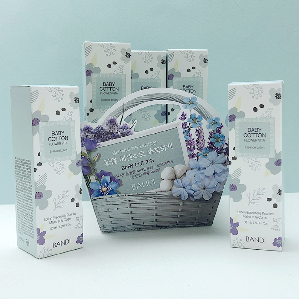 Лосьон для рук BANDI Flower Vita Essence Lotion, Baby Cotton, Нежность ...