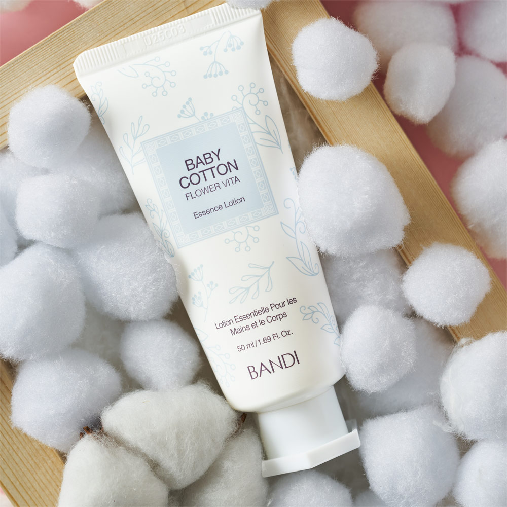 Лосьон для рук BANDI Flower Vita Essence Lotion, Baby Cotton, Нежность ...