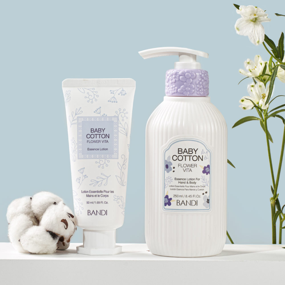 Лосьон для рук BANDI Flower Vita Essence Lotion, Baby Cotton, Нежность ...