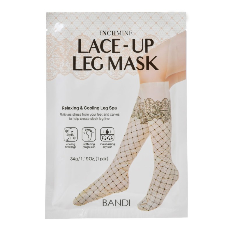 Маска для ног BANDI Inchmine Lace-Up Leg Mask, кружевная, 34 гр купить ...